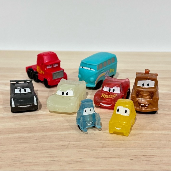 Disney | Toys | Disney Pixar Cars Ooshies Pencil Toppers Set 8 | Poshmark